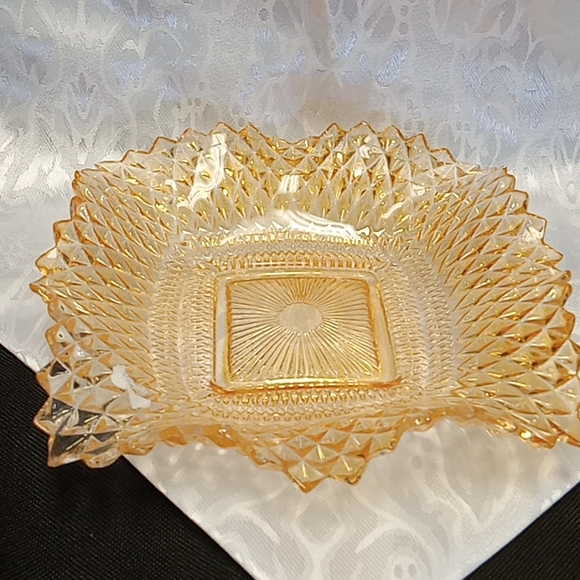 Accents | Vintage 194s Orange Indiana Depression Glass Candytrinket ...